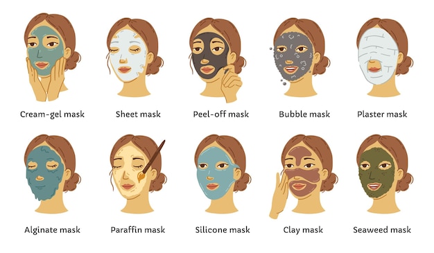 Diverse Collection of Facial Masks for Skincare and Pampering | Jiffy ...