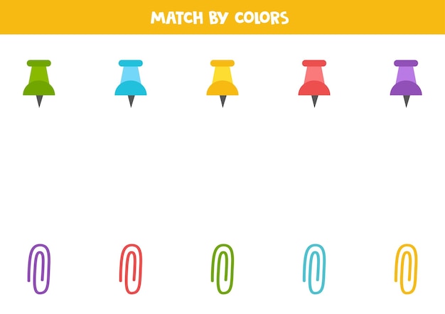 Vibrant Push Pin Collection Matching by Colors | Jiffy Designs