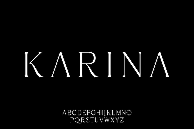 Elegant Monochrome Typographic Artwork with Refined Serif Font | Jiffy ...