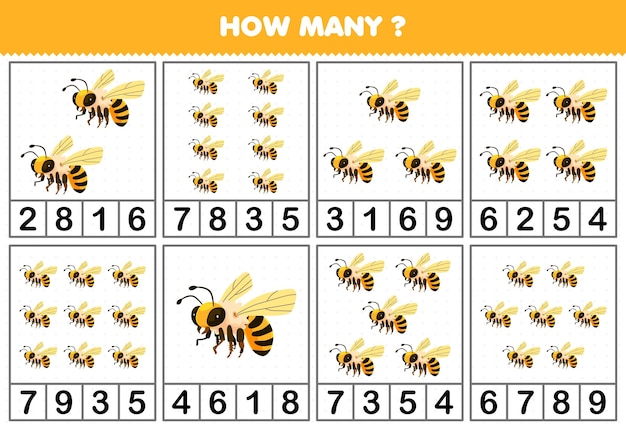 Vibrant Buzzing Bee Collection: Counting and Categorizing Swarms ...