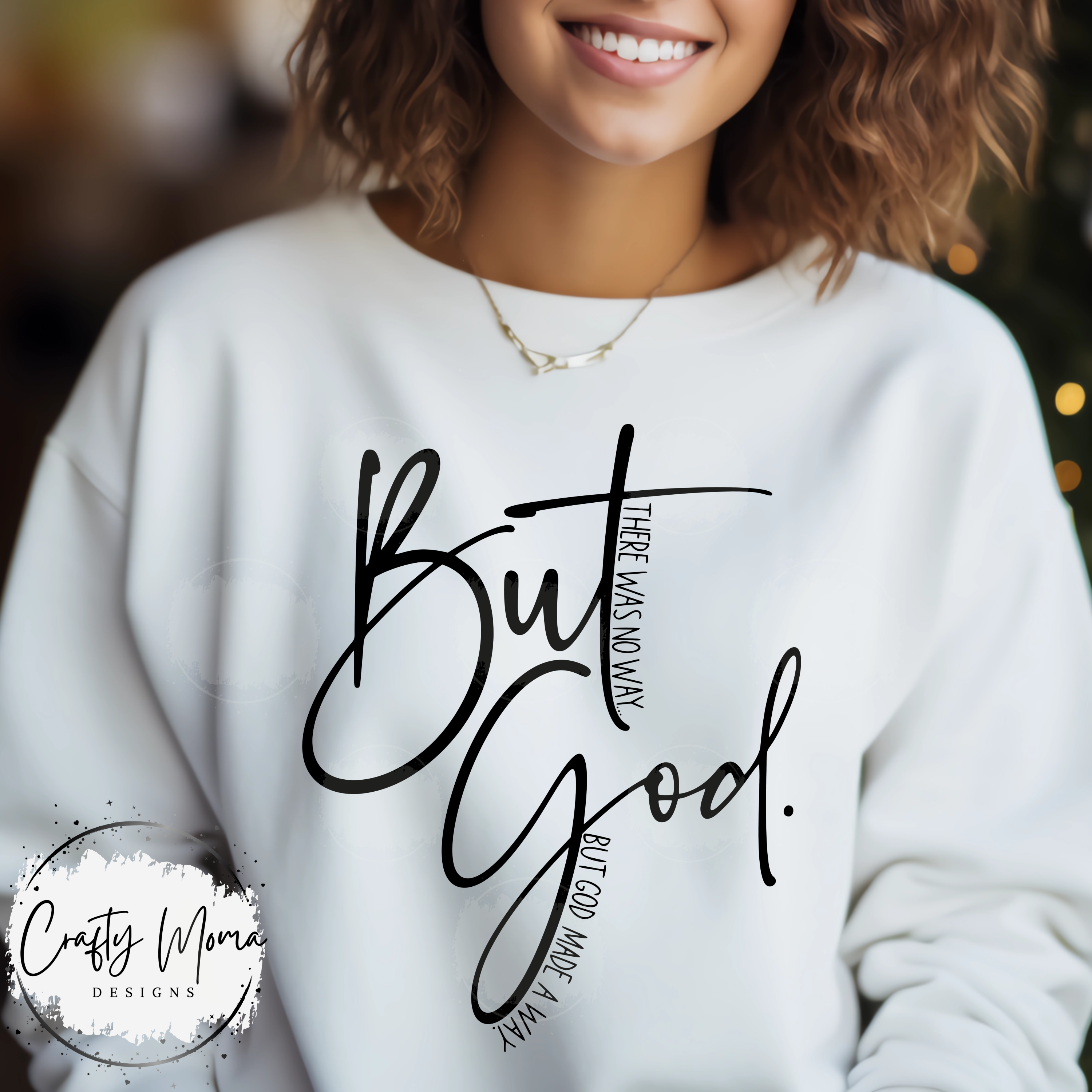 'But God' Stylized Script with Inspirational Bible Verse Reference ...