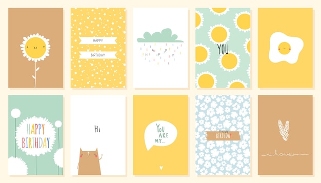 Charming Collection of Cheerful Illustrated Greeting Cards | Jiffy Designs