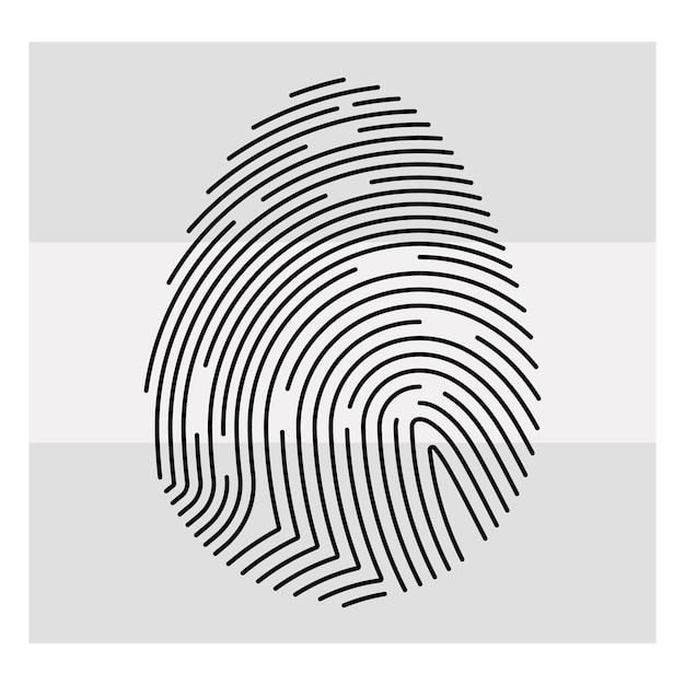 Detailed Fingerprint Illustration with Swirling Line Patterns | Jiffy ...