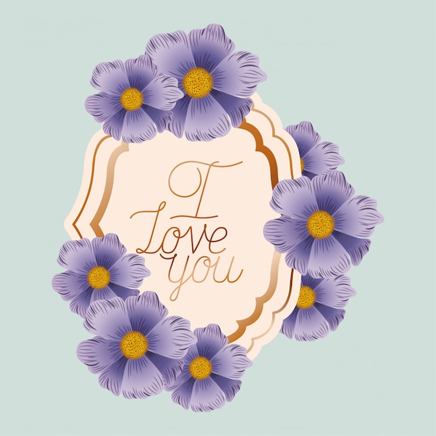 Delicate Floral Frame with Heartfelt Message | Jiffy Designs