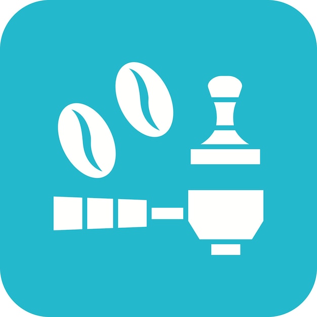 Minimalist Coffee Brewing Equipment Icon | Jiffy Designs