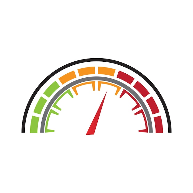 Vibrant Speedometer Gauge with Colorful Indicators | Jiffy Designs