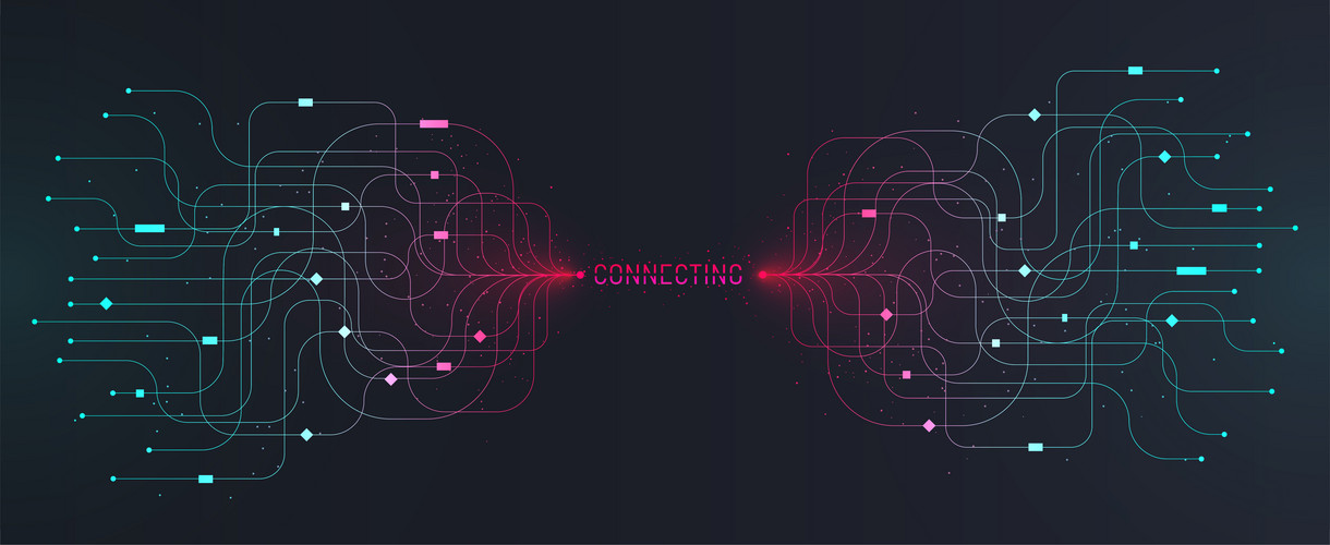 Connection Wires Concept. Internet, Poster Or Banner For Website ...
