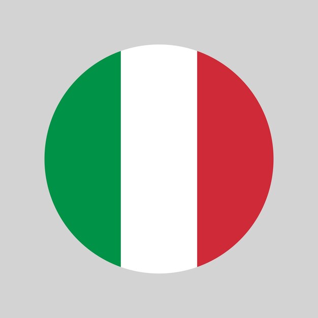 Vibrant Italian Flag Emblem with Bold Colors | Jiffy Designs