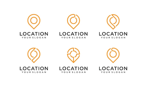 Diverse Collection of Minimalist Location Pinpoint Logos | Jiffy Designs