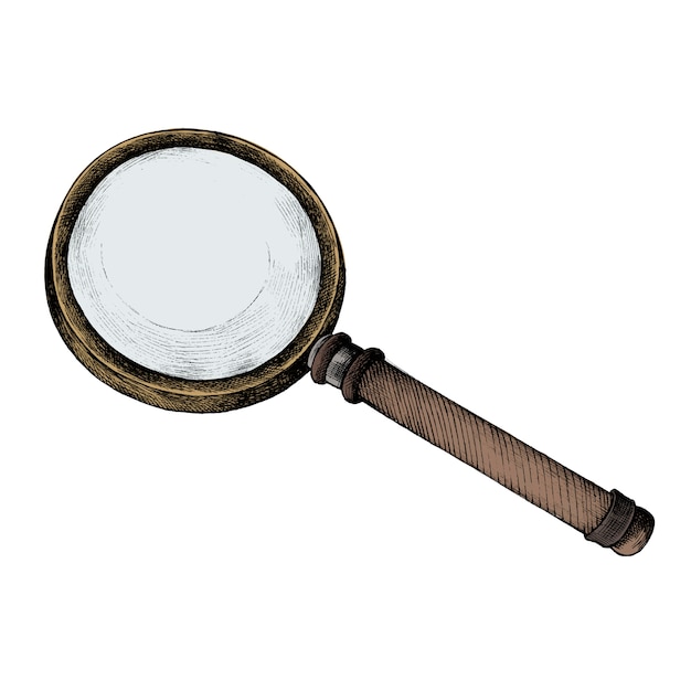 Vintage Magnifying Glass with Intricate Metal Frame | Jiffy Designs