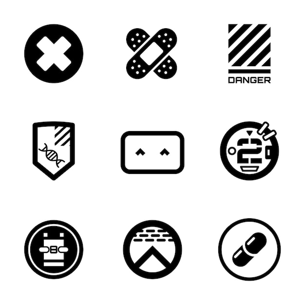 Diverse Collection of Minimalist Graphic Symbols and Icons | Jiffy Designs