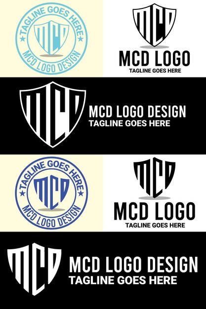 Versatile MCD Logo Collection with Monogram and Tagline | Jiffy Designs
