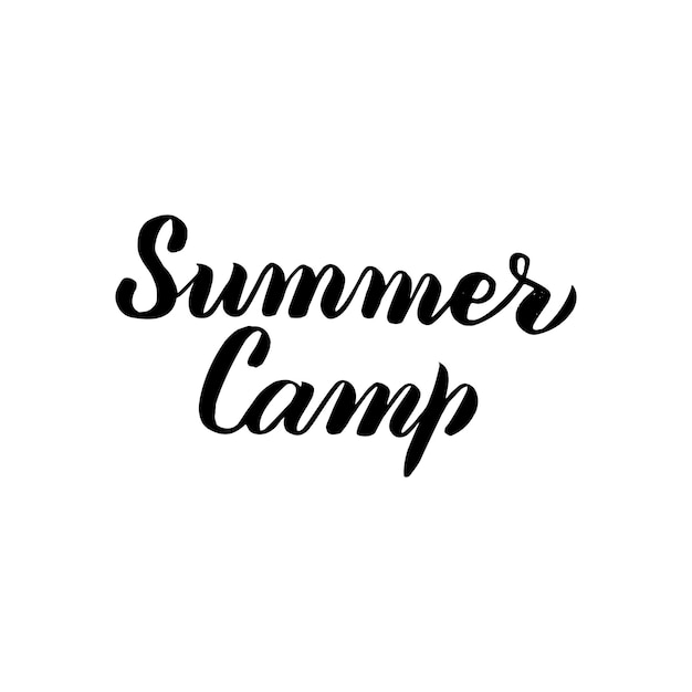 Vibrant Summer Camp Lettering with Playful Flair | Jiffy Designs