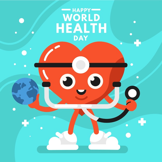 Cheerful Heart Celebrating World Health Day | Jiffy Designs