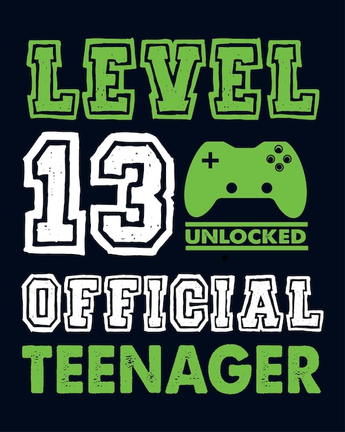 Level 13 Unlocked: Official Teenager Graphic Design | Jiffy Designs