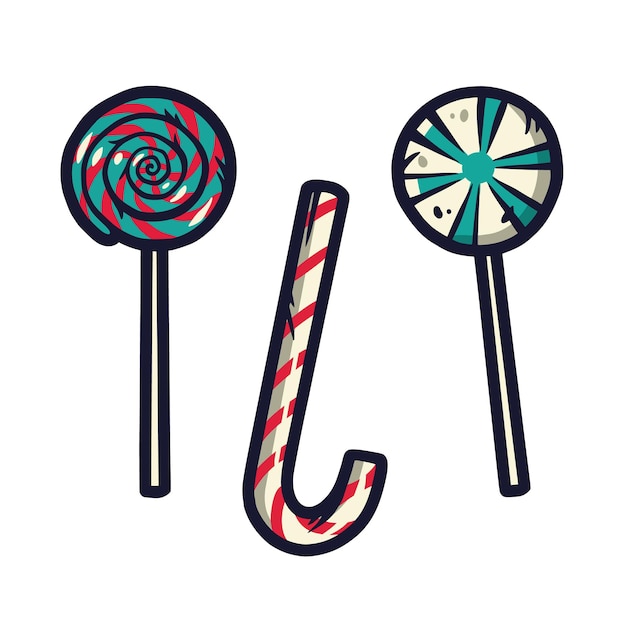 Vibrant Swirling Lollipops in Striking Color Patterns | Jiffy Designs