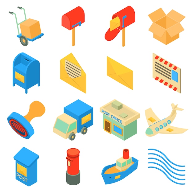 Vibrant Isometric Icons Collection: Playful Designs for Digital ...