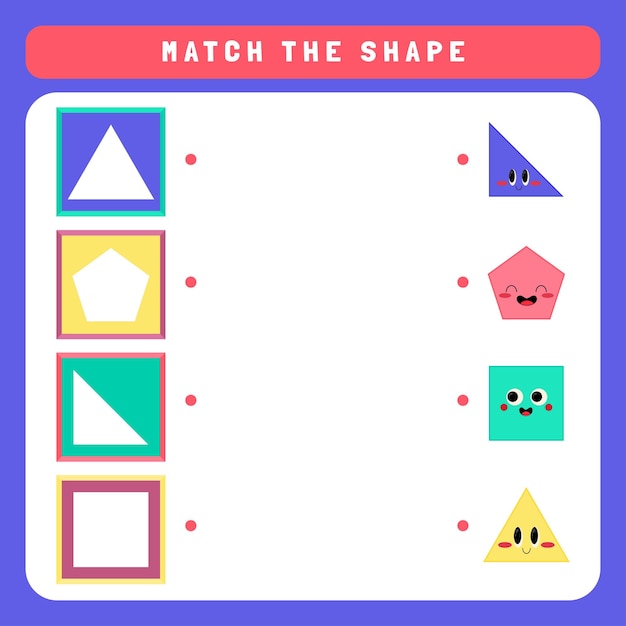 Vibrant Geometric Shapes for Matching Fun | Jiffy Designs