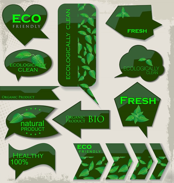 Vibrant Green Eco-Friendly Graphics and Icons Collection | Jiffy Designs