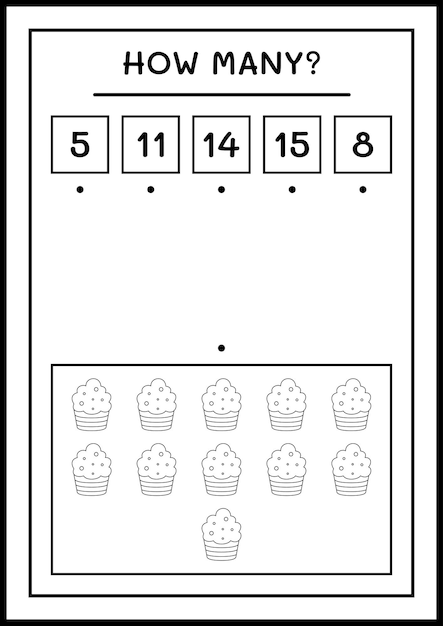 Counting Cupcakes: A Fun Math Activity | Jiffy Designs