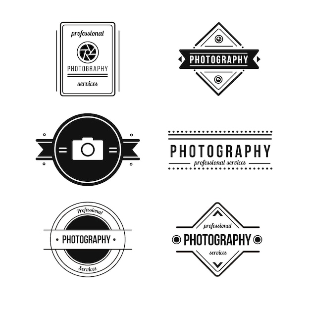 Vintage Photography Logos and Emblems Collection | Jiffy Designs