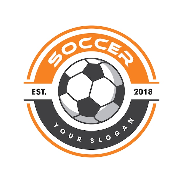 Vibrant Soccer Logo with Customizable Slogan | Jiffy Designs