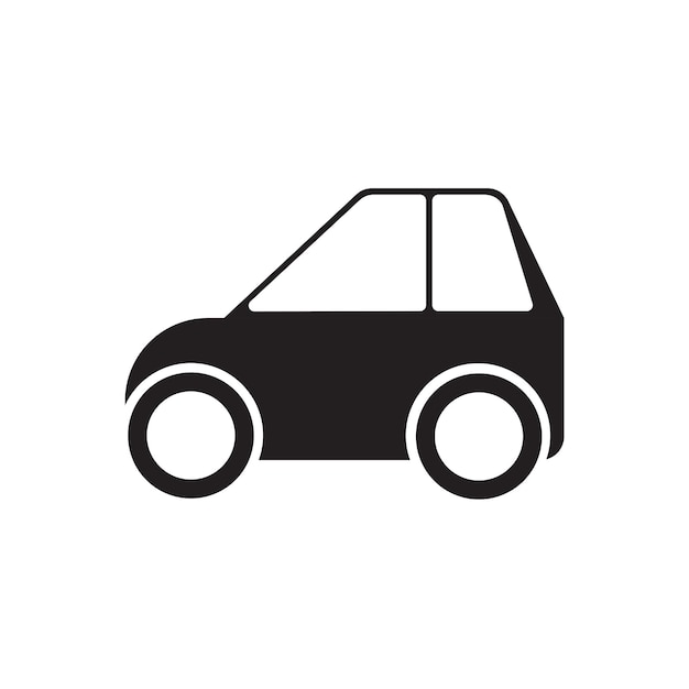 Sleek and Stylish Minimalist Car Icon | Jiffy Designs