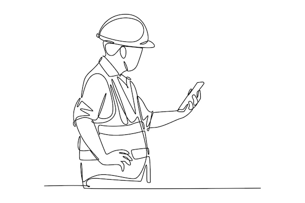 Construction Worker Examining Plans on Worksite | Jiffy Designs