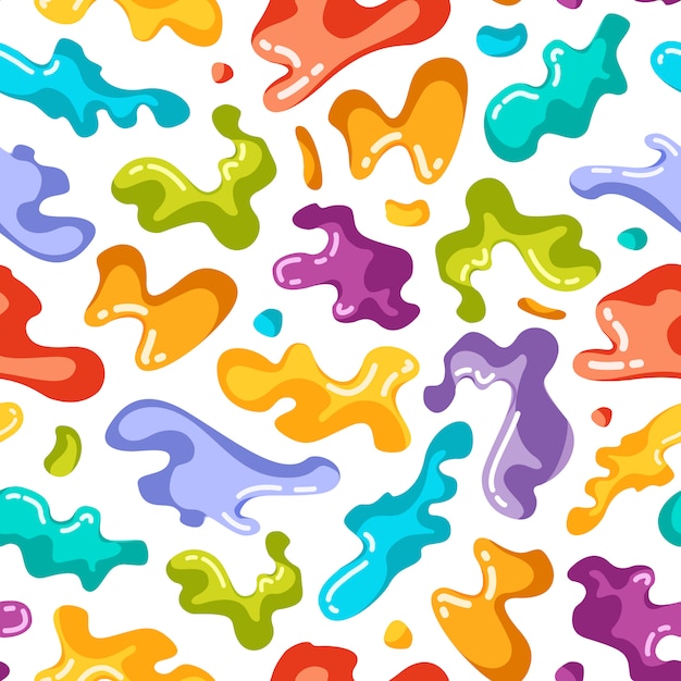 Vibrant Abstract Blobs in Playful Hues and Shapes | Jiffy Designs