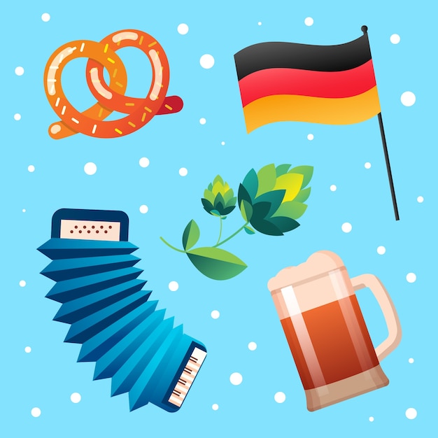 Vibrant Bavarian Icons: Celebrating German Culture and Tradition ...