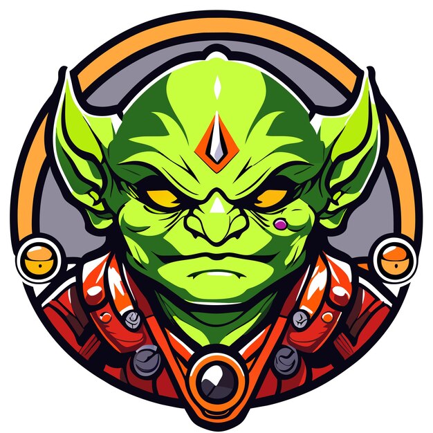 Fierce Alien Warrior in Futuristic Armor | Jiffy Designs