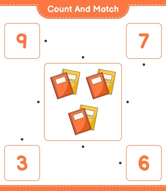 Colorful Folders for Counting and Matching | Jiffy Designs