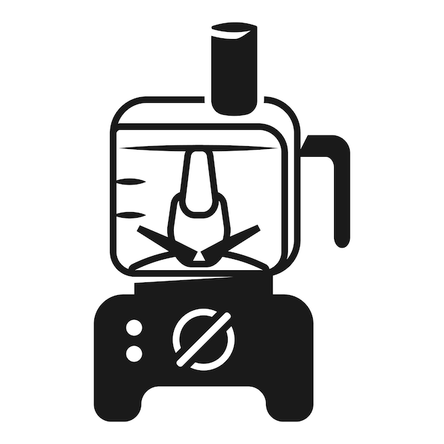 Sleek and Versatile Blender Icon for Modern Design | Jiffy Designs