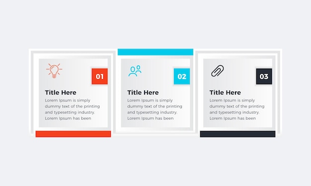 Vibrant Infographic Tiles with Minimalist Icons and Text | Jiffy Designs