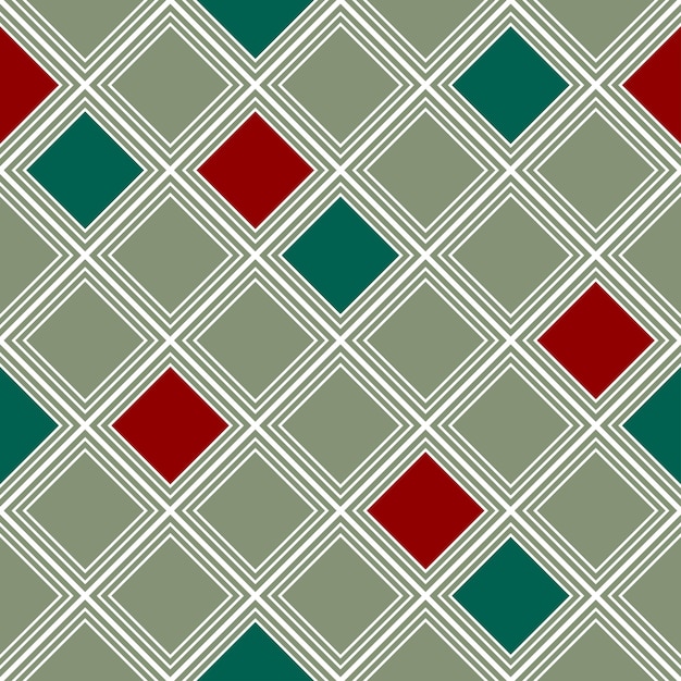 Vibrant Geometric Mosaic with Interlocking Diamond Patterns | Jiffy Designs