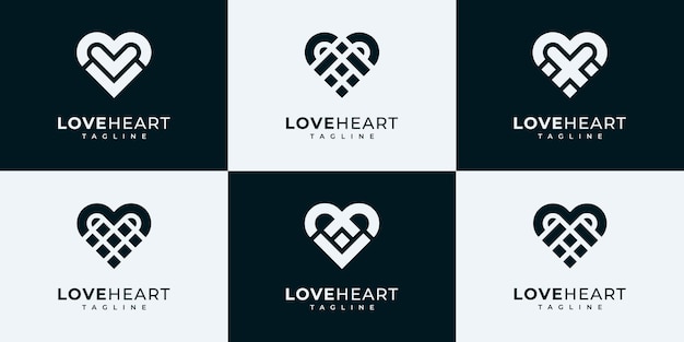 Versatile Love Heart Symbols Collection with Tagline | Jiffy Designs