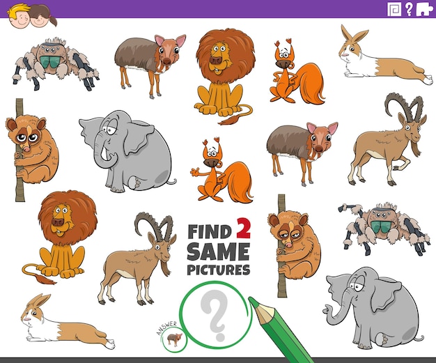 Charming Collection of Whimsical Animal Illustrations for Versatile Use ...