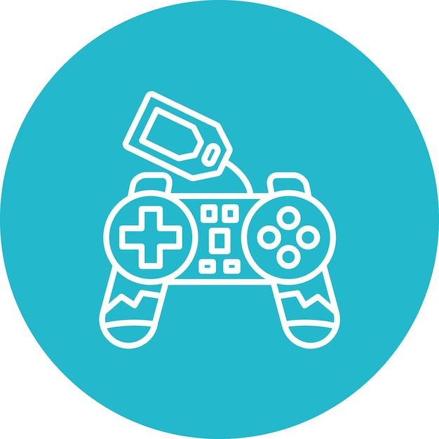 Iconic Gaming Controller on Vibrant Teal Background | Jiffy Designs