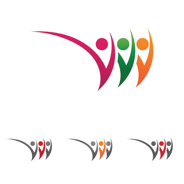 Vibrant Silhouette Figures Symbolize Unity and Diversity | Jiffy Designs