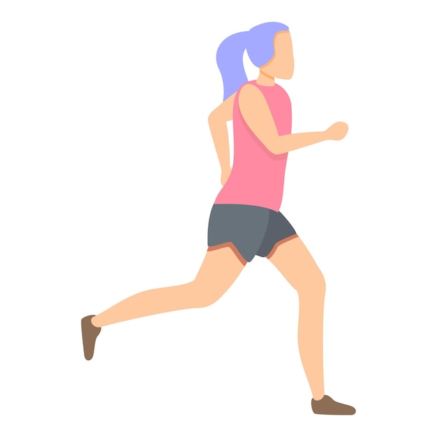 Dynamic Runner in Motion: Vibrant Fitness Illustration | Jiffy Designs