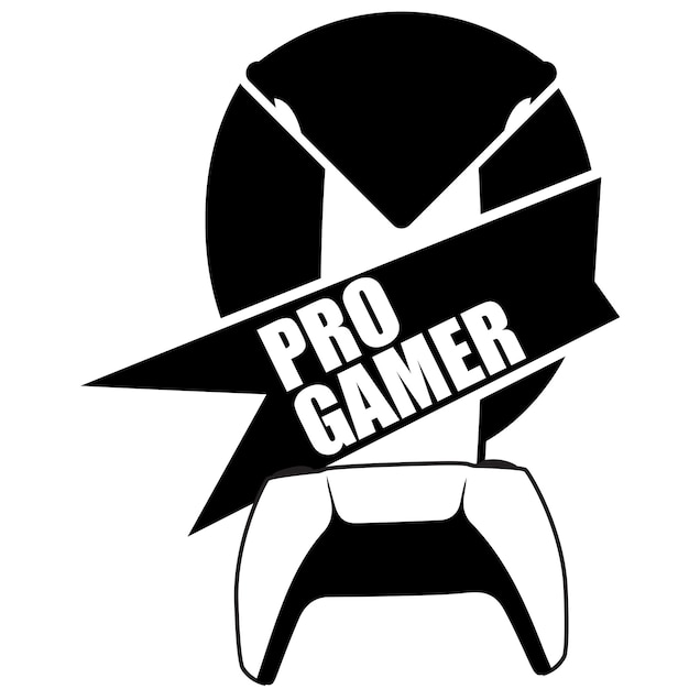 Iconic Pro Gamer Emblem with Sleek Game Controller | Jiffy Designs