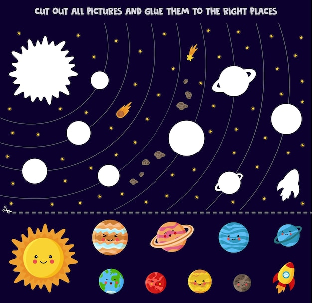 Charming Celestial Collection: Playful Planets and Cosmic Companions ...