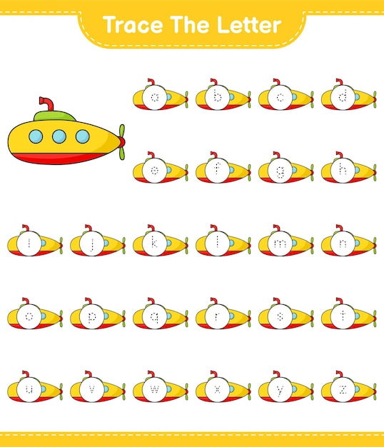 Vibrant Submarine Collection: Tracing Letters and Numbers | Jiffy Designs