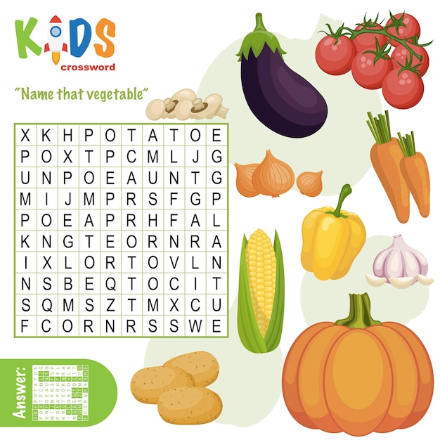 Vibrant Vegetable Word Search: Explore the Colorful World of Produce ...