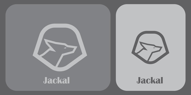 Minimalist Jackal Emblem Collection with Versatile Designs | Jiffy Designs