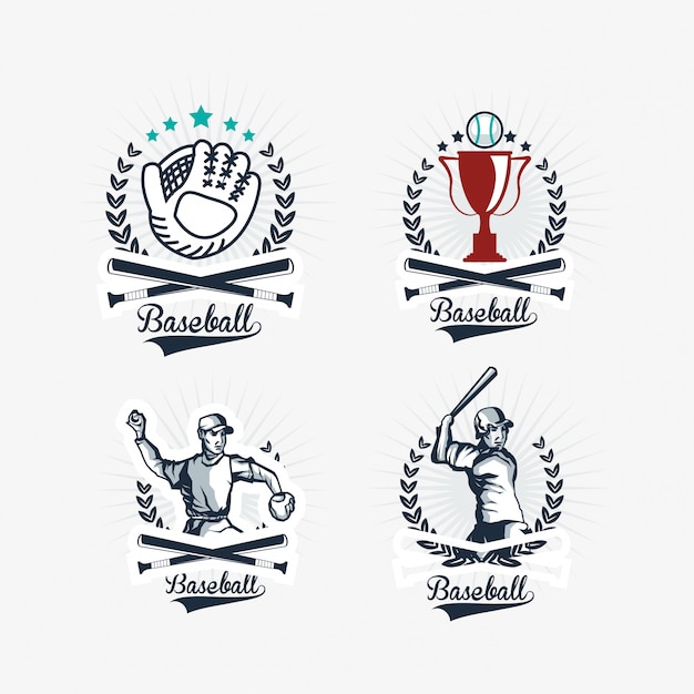Vintage Baseball Insignia Collection: Emblems and Symbols of the Sport ...