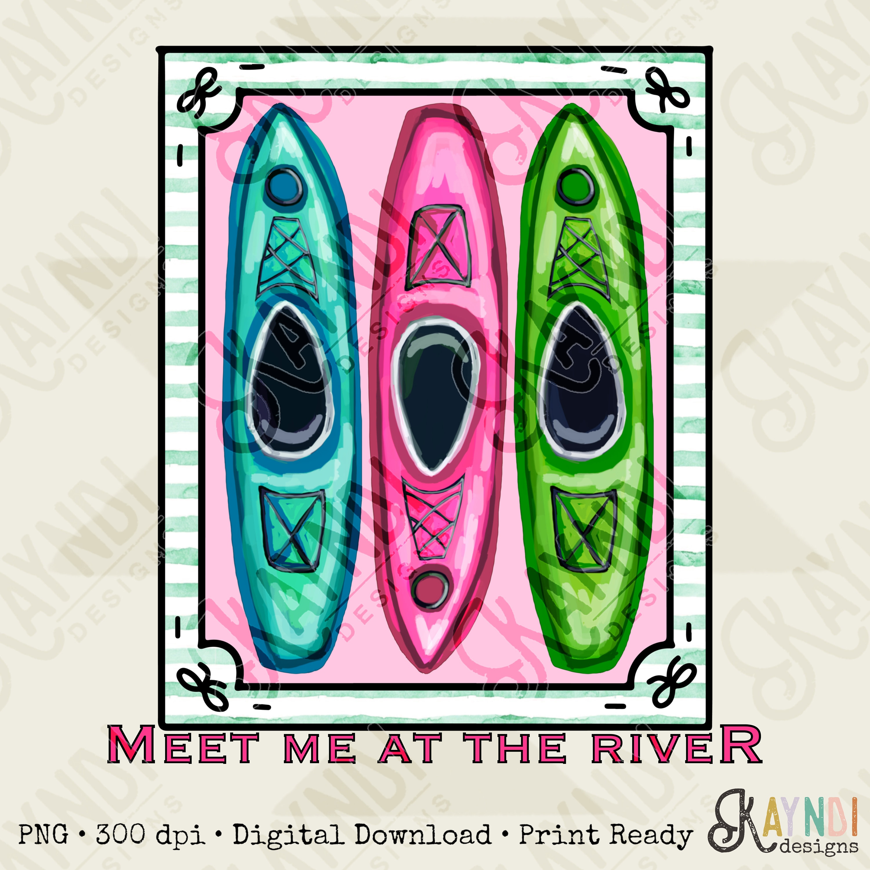 Southern Girl Charm Take Me To The River Kayak Sublimation Design PNG ...