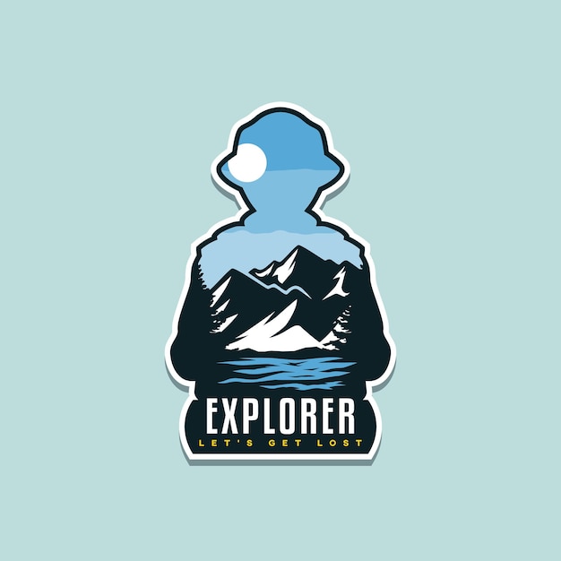 Captivating Silhouette of an Adventurous Explorer | Jiffy Designs