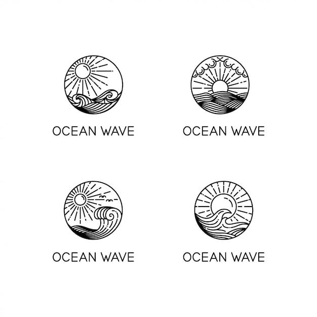 Captivating Collection of Ocean Wave Graphic Designs | Jiffy Designs