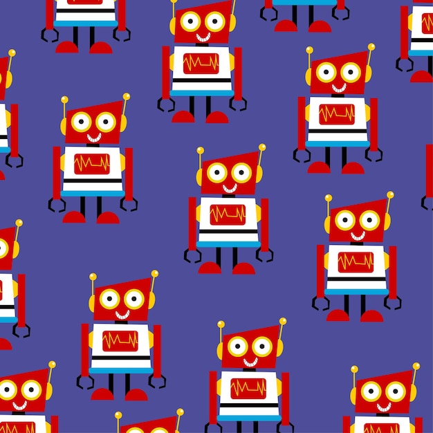 Vibrant Collection of Playful Robot Characters | Jiffy Designs